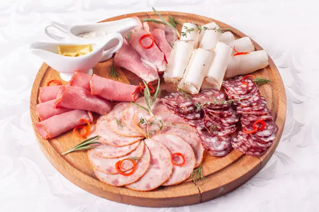 decoración de platos de aperitivo