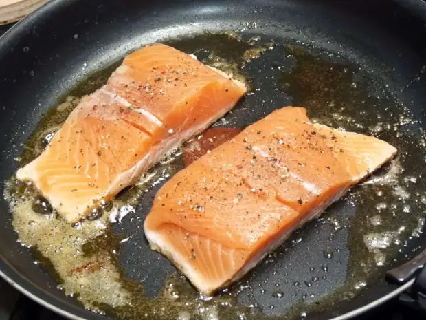 Salmón caramelizado