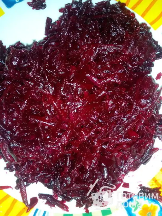 ສູດສະຫຼັດຂອງຫວານ beetroot ຮູບ 1