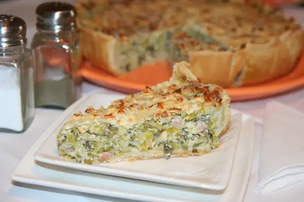 Kukwapulidwa kwa leek tart