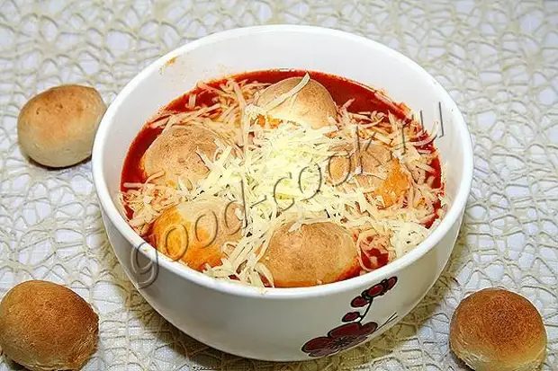 sopa de pizza