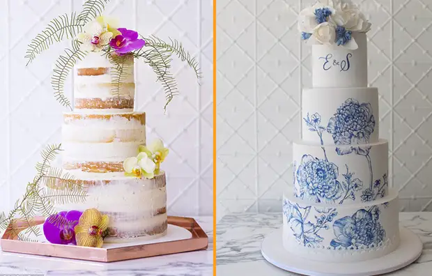 Voici quels modèles de gâteaux de mariage seront en demande cet hiver