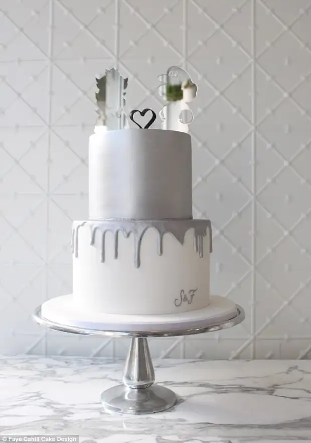 Voici quels modèles de gâteaux de mariage seront en demande cet hiver