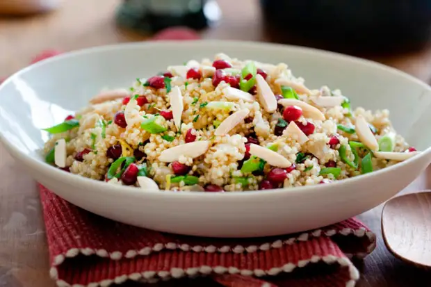 Imaxe da Receita Pilaf de Quinoa con Granada