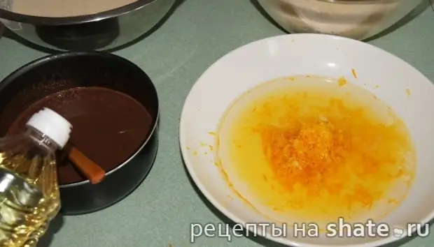 Tarta de chocolate y naranja 