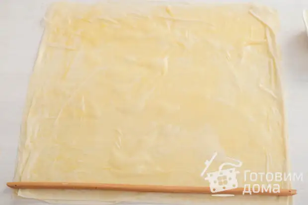 Фило қамырынан жасалған ірімшік пирогы (Tiropita) 5-рецептке арналған фото