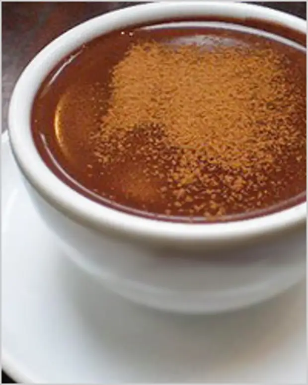 Chocolate quente criollo