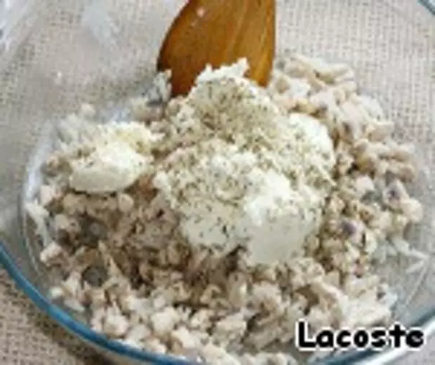 Ingredienser till "Peppar med ris, kycklingfilé och färskost"