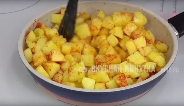 Unusual hot pumpkin dish: satisfying, very tasty and extremely simple