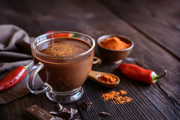 hot chocolate with pepper