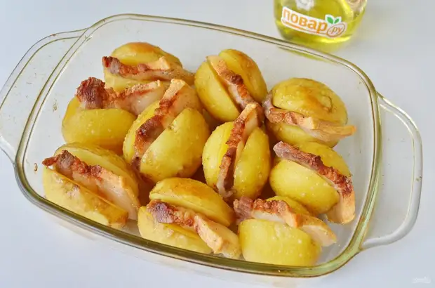 Patate al forno con lardo