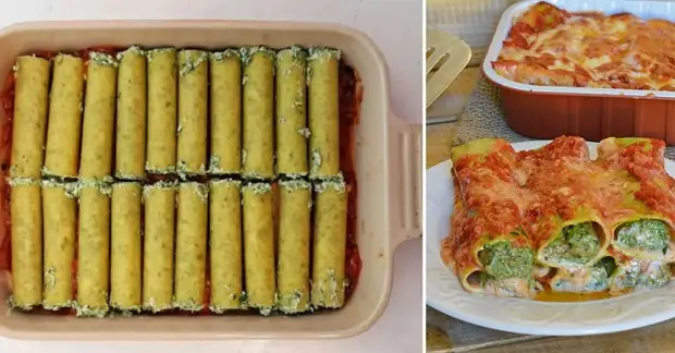 Cannelloni với nước sốt