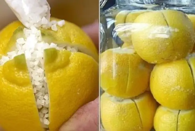 Ha tagliato un limone e l'ha coperto di sale. Dai un'occhiata al risultato!
