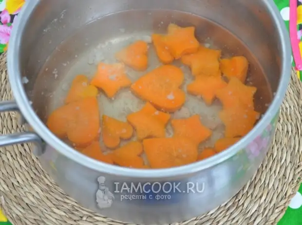 هویج را کمی بجوشانید