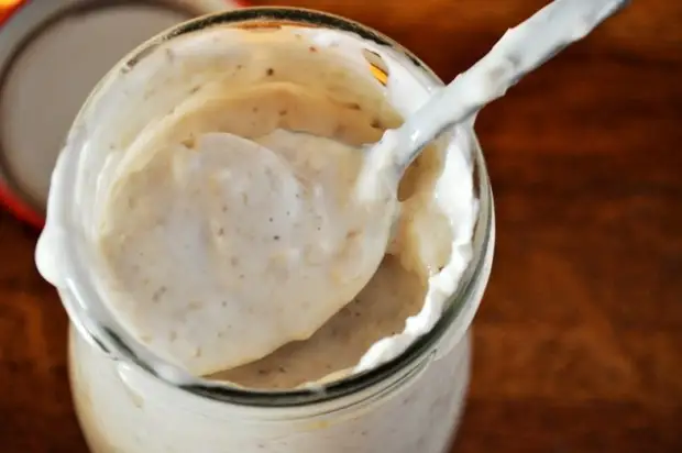 avena en un frasco