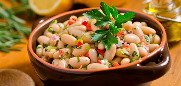 Canned White Bean Zalot Fotoen