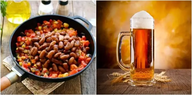 Beans will taste great if stewed in beer