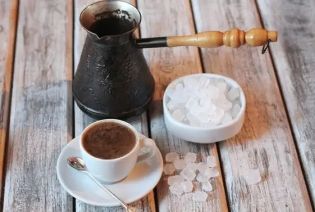 Havsalt kaffe har en rigere smag. / Foto: golifehack.ru