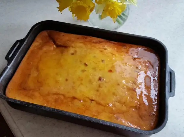 Siberian curd casserole - e bonolo ka ho fetisisa ebile e sa lebaleheng