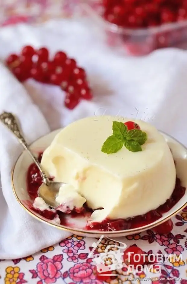 Vanilinė panna cotta