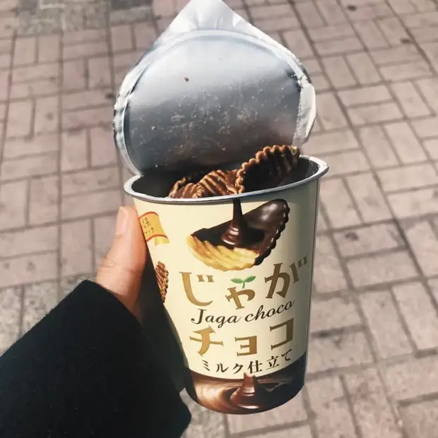 Jaga Choco - чіпси з шоколадом їжа, японія