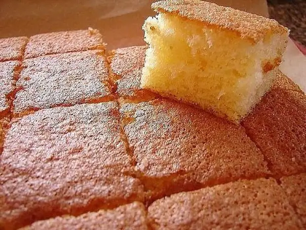 Ideal fluffy sponge cake yemakeke - fluffy, yakanaka-pored, kunyange