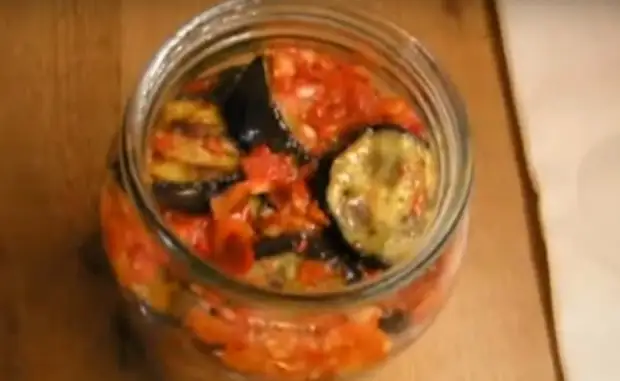 aubergine en peper twist