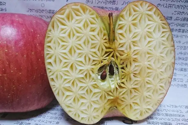 Chạm khắc hoa quả phức tạp, trái cây
