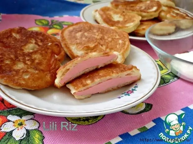 "Freaky Pancakes" mit Brühwurst