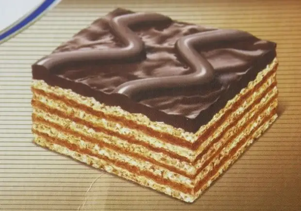 USSR waffle cake, cake