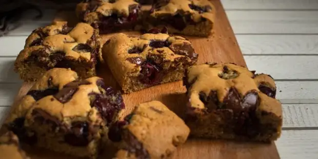 barras de galletas: plato preparado