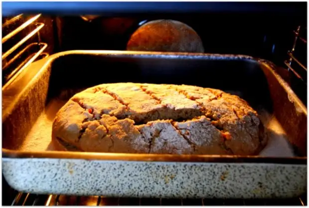 Pan de centeno y cebolla