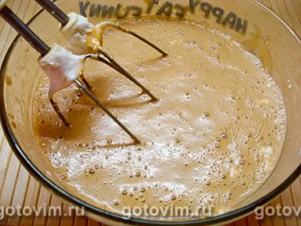 Glace Crème brûlée mat gekachten kondenséierter Mëllech, Schrëtt 03