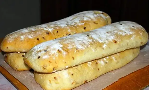 Ciabatta hagymával