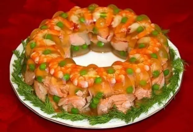 Festive jellied fish