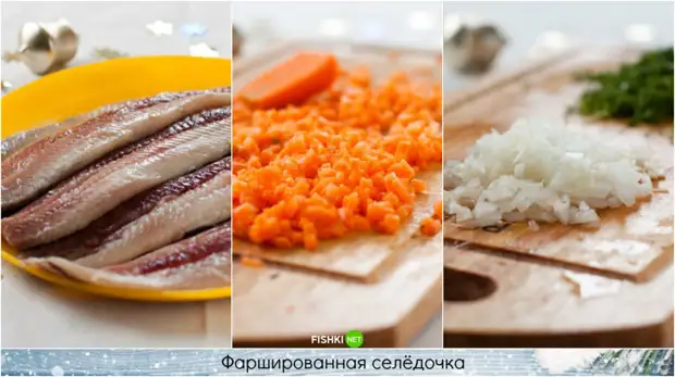 Mir léiere wéi Dir dëse Geriicht kachen Snacks, Herring, Platen, Neie Joer, Schrëtt fir Schrëtt, Rezepter