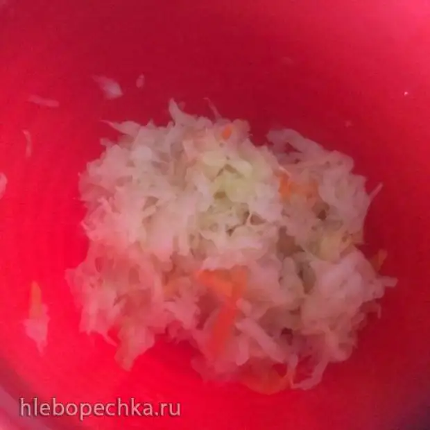 Millet porridge with sauerkraut