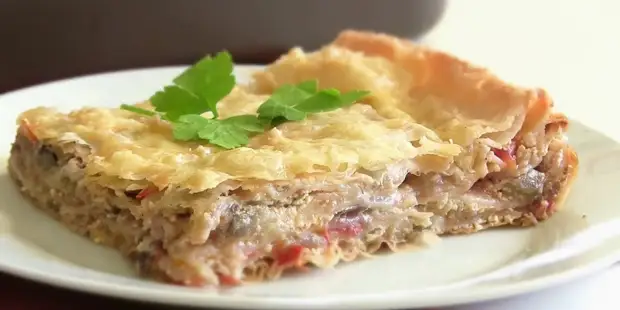 Lasagne i le falaoa pita