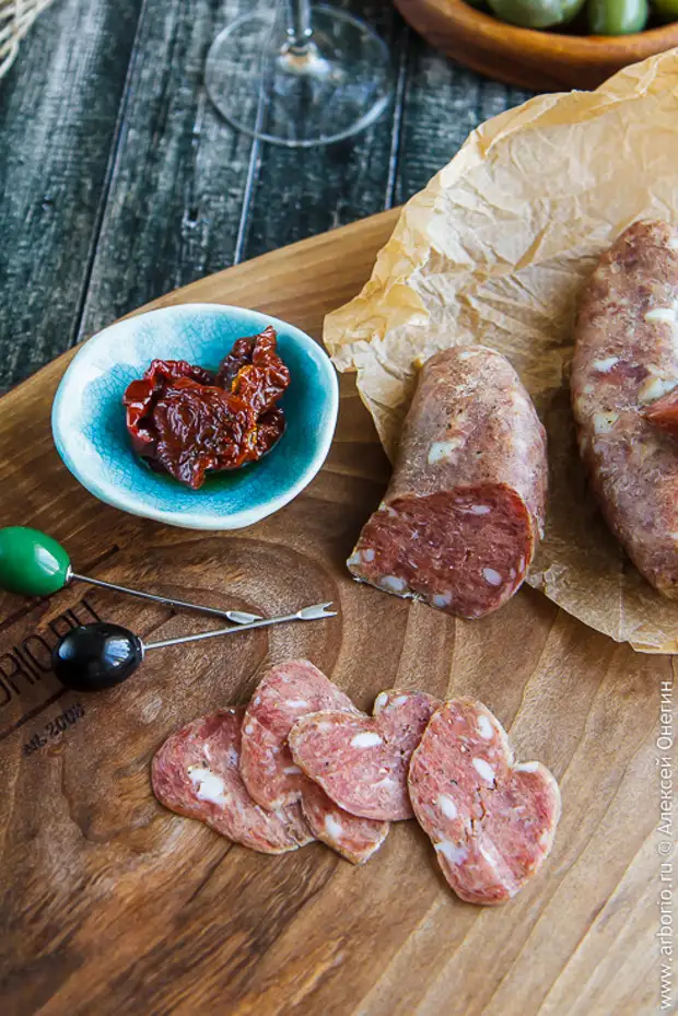 Salame italiano fatto in casa fai da te