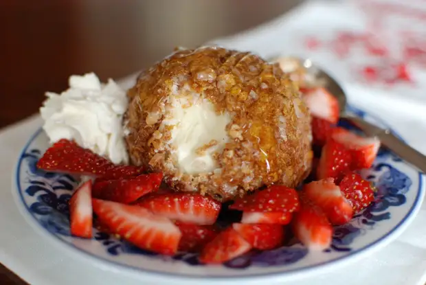 Glace frite - surprenez vos invités avec de l'exotisme !