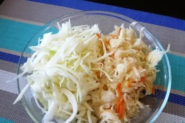 Arpa ve iki çeşit lahana ile lahana çorbası # litkukhnya # aşçı: fotoğraf adım 3