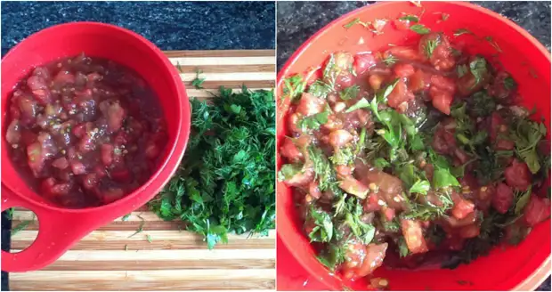 escalopes à la tomate et aux herbes