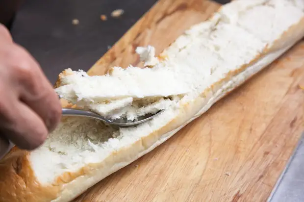 Stokbrood met gehaktballen