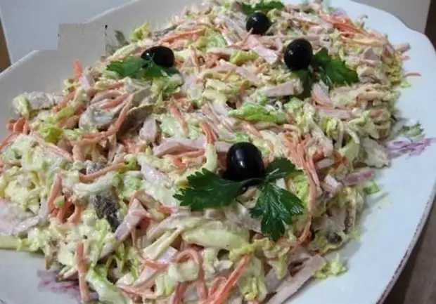 10 salades au jambon