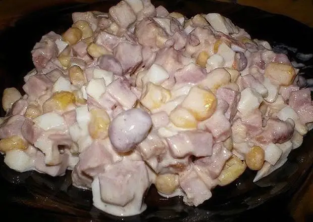 10 ka salad nga adunay ham