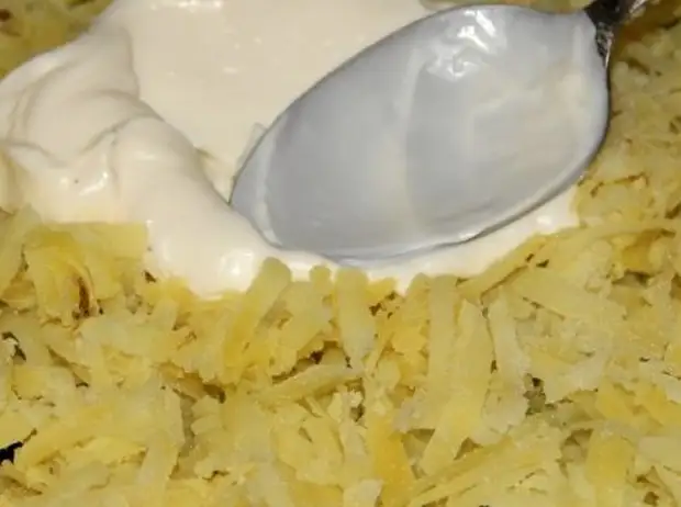 Lesnaya Polyana salad sa iba't ibang bersyon