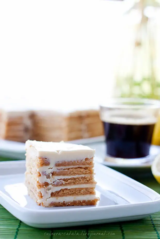 Super Light Lemon Cake No Bake