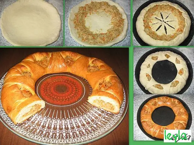 Productos de panadería rizados - unha selección de fotos