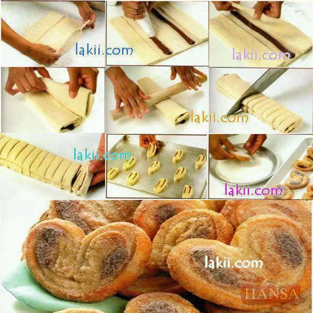 Productos de panadería rizados - unha selección de fotos