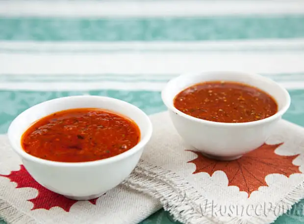 Recepta de salsa de pizza de tomàquet amb foto i de Jamie O.